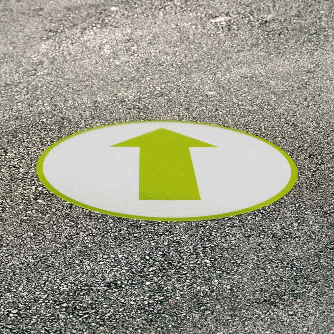 School Outdoor Floor Signage — Tagged "Welsh Outdoor" — SG World