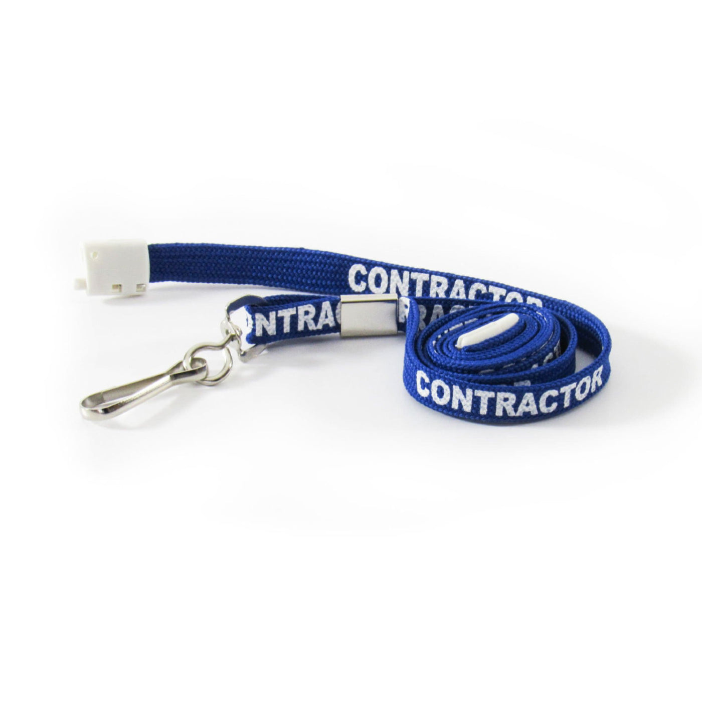 Coloured Lanyard Printed with Contractor (Packs of 10) | SG World