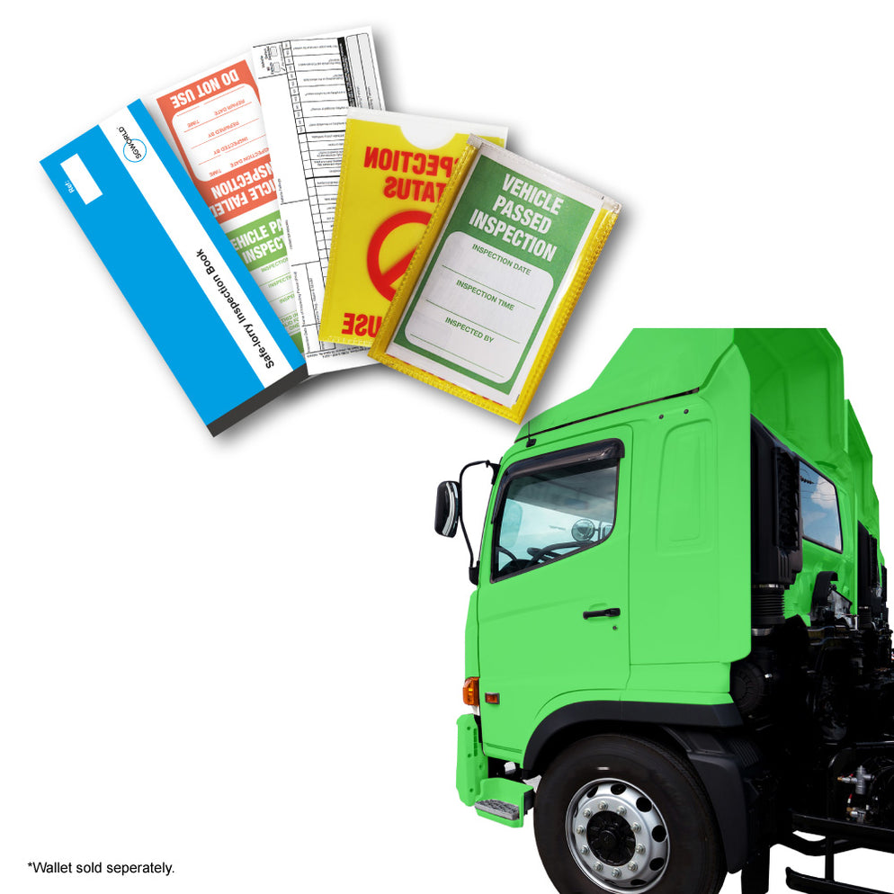 HGV Pre-Use Visual Inspection Checklist (Pad of 30) | SG World