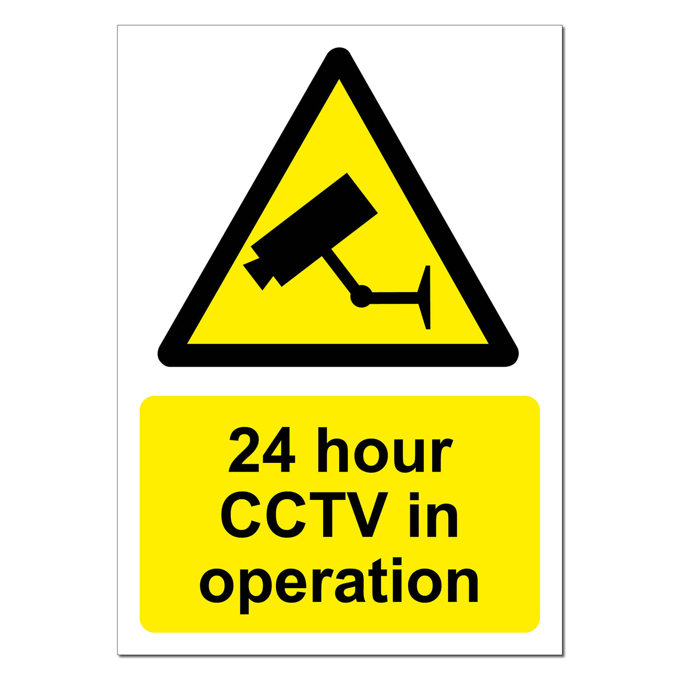 24 Hr CCTV in Operation Sign | SG World
