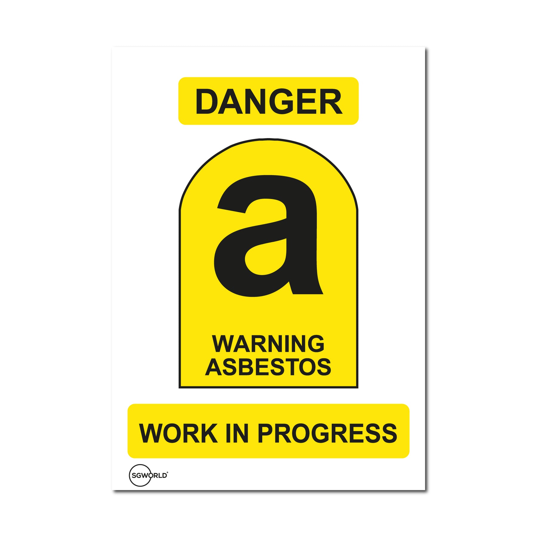 Asbestos Present Permit to Work (Packs of 5) | SG World