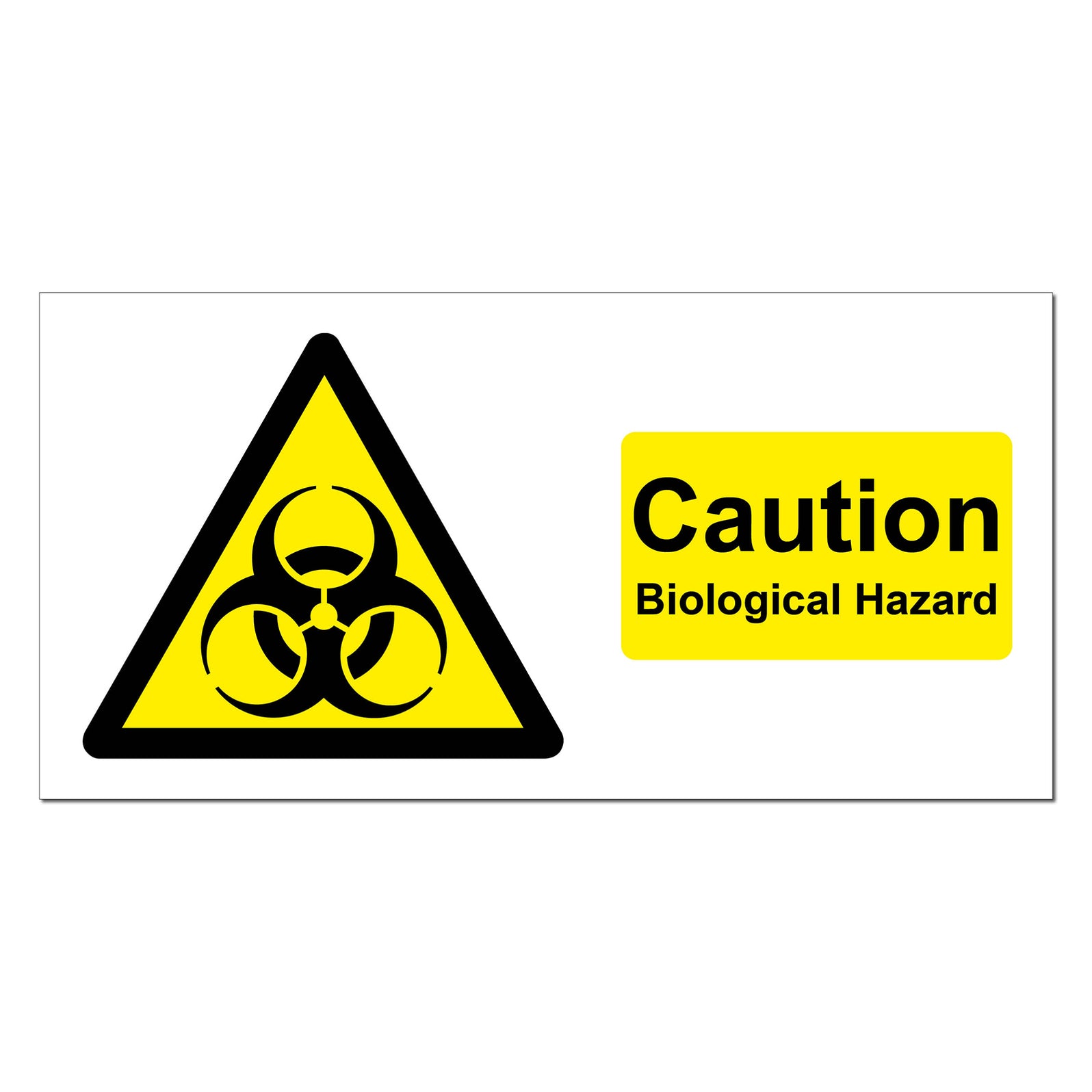 Caution Biological Hazard Safety Sign | SG World