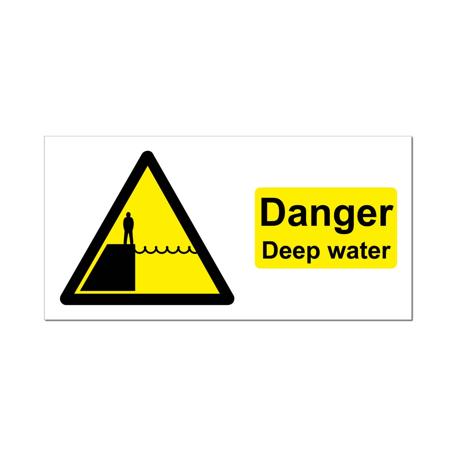 Caution Deep Water Safety Sign | SG World