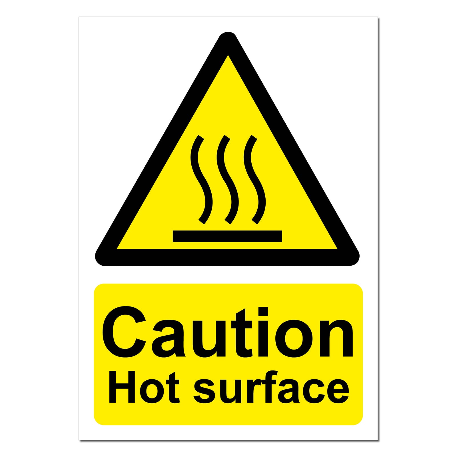 Caution Hot Surface Safety Sign | SG World