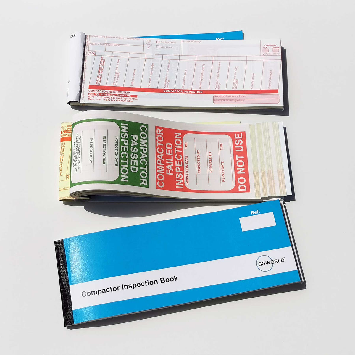 Compactor Pre-Use (Daily) Inspection Checklist (pad of 30) — SG World