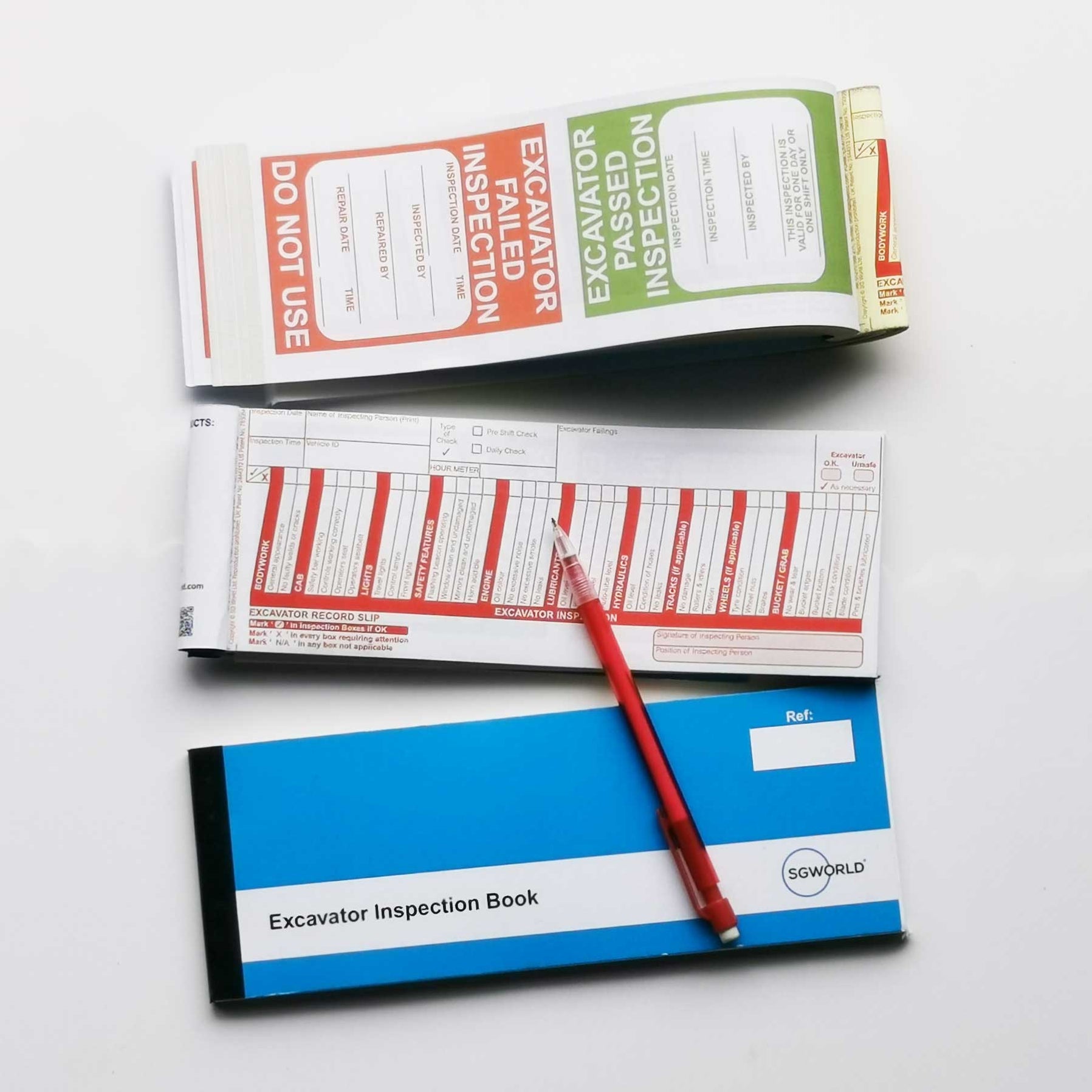 Pre-Use Safety Inspection Checklists — SG World