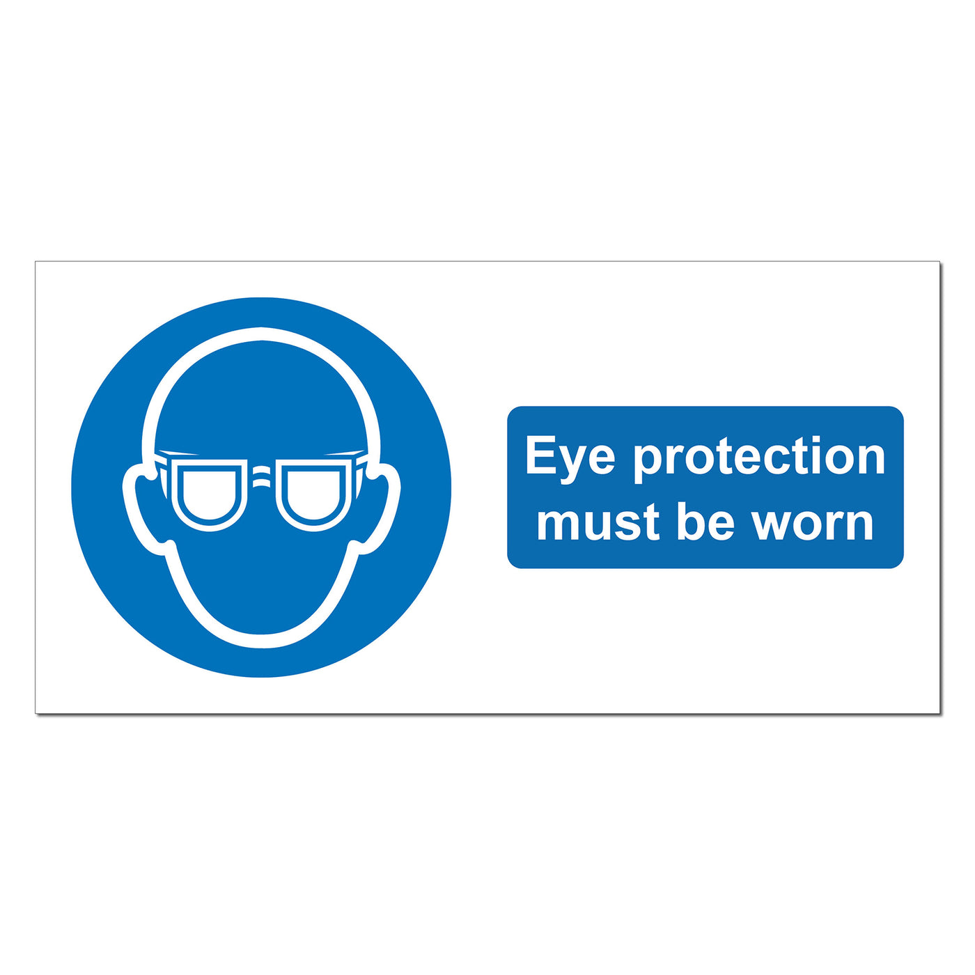 Eye Protection Safety Sign | SG World