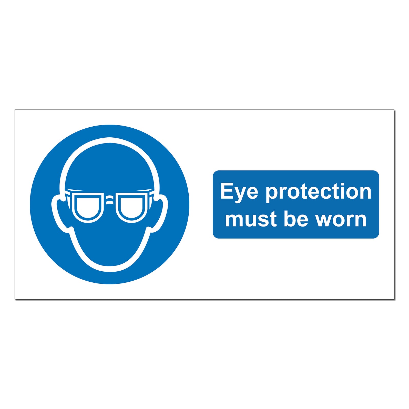Eye Protection Safety Sign | SG World