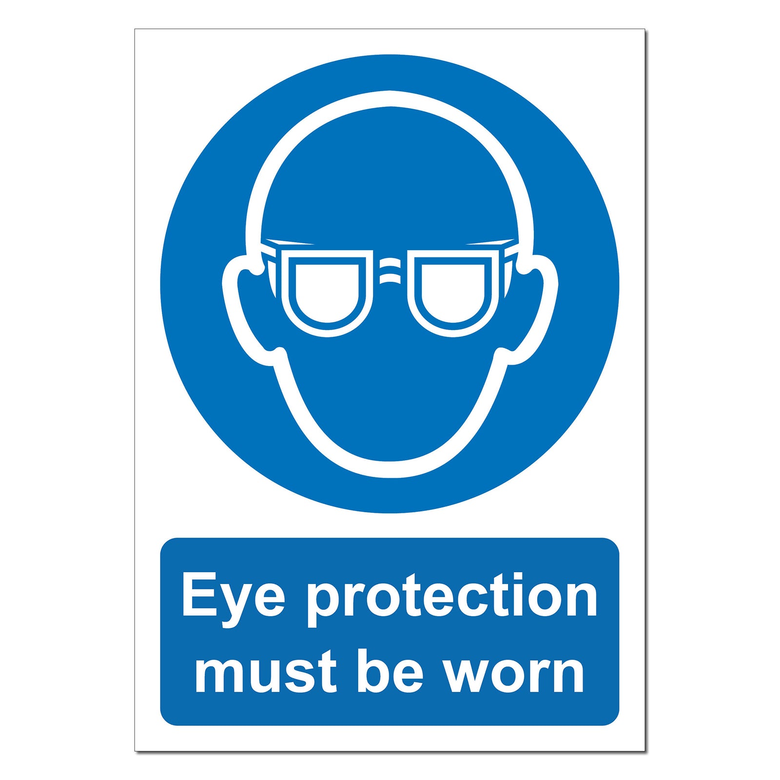 Eye Protection Safety Sign | SG World