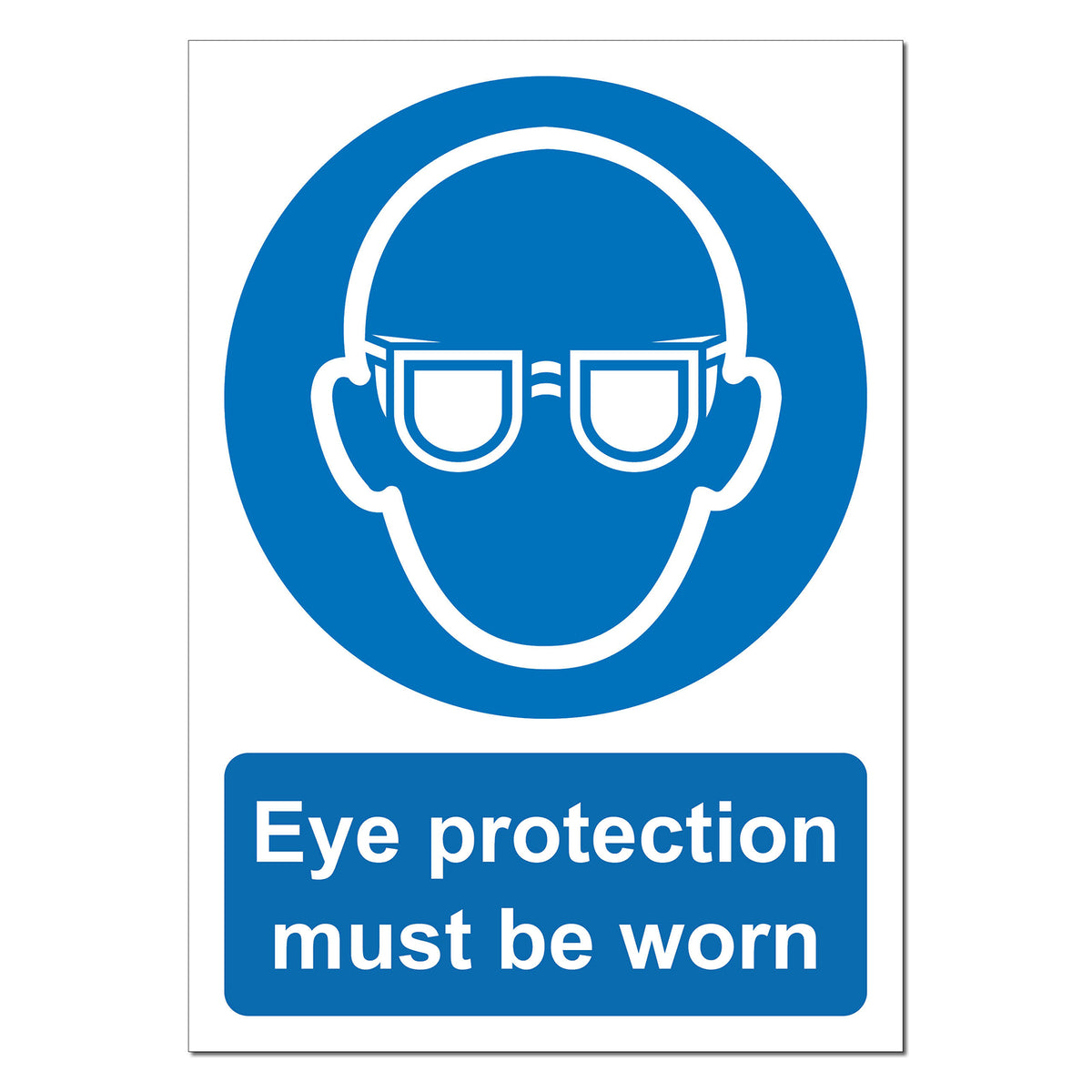 Eye Protection Safety Sign — SG World