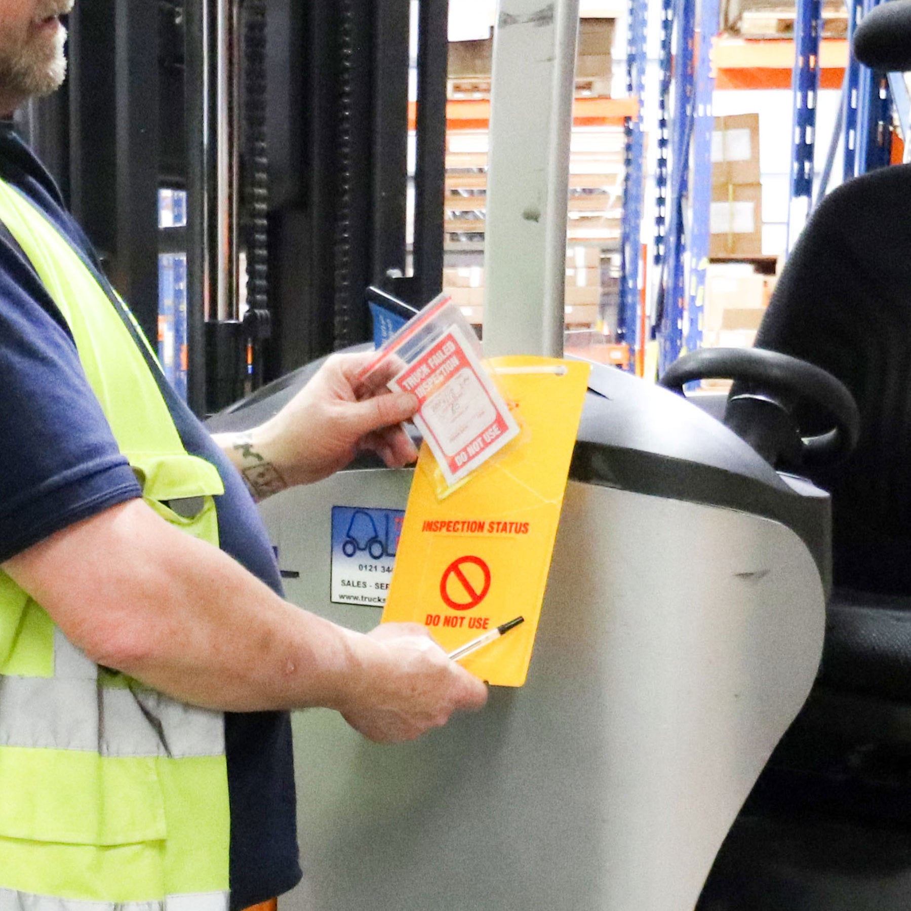 Fork Lift Truck Pre-Use (Daily) Inspection Checklist (Pad of 30) — SG World