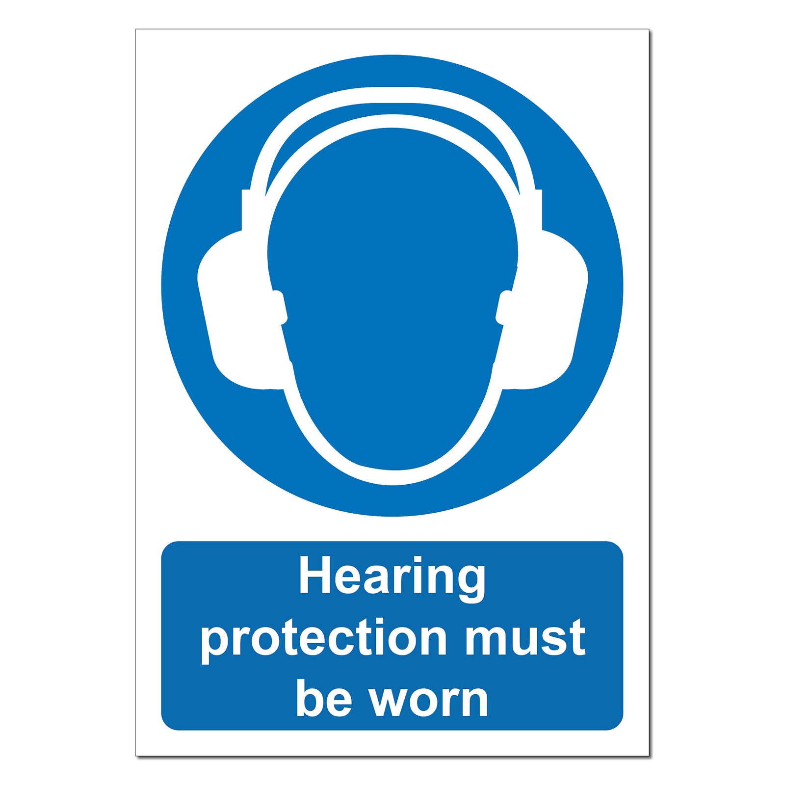 Hearing Protection Safety Sign | SG World