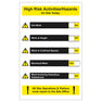 High Risk Site Hazard Board | SG World