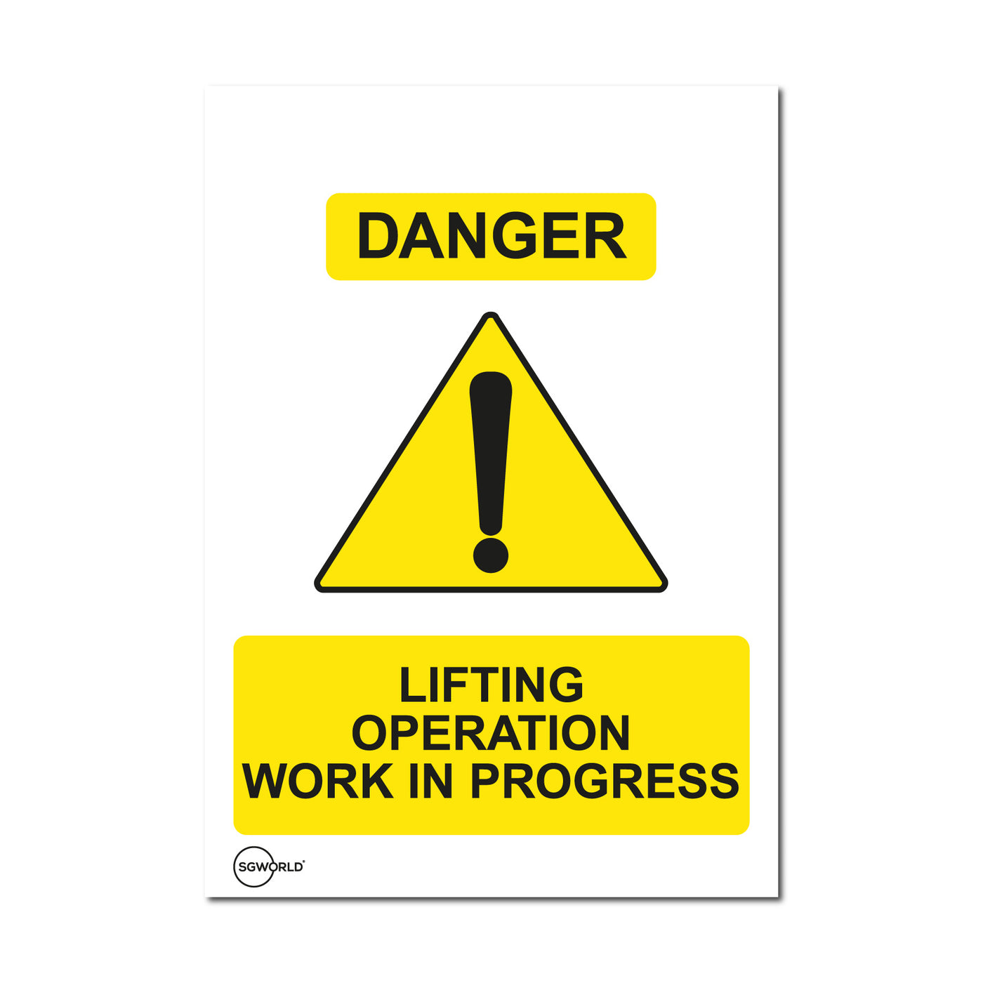 Lifting Equipment Permit to Work (Packs of 5) | SG World
