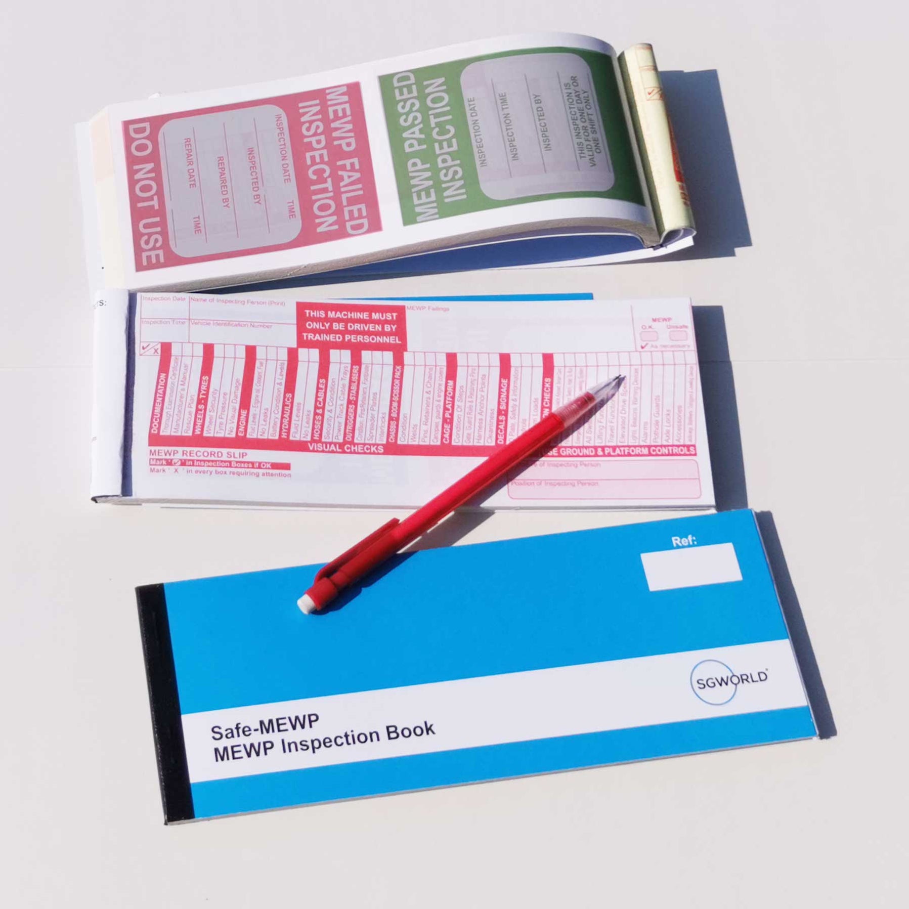 Pre-Use Safety Inspection Checklists — SG World