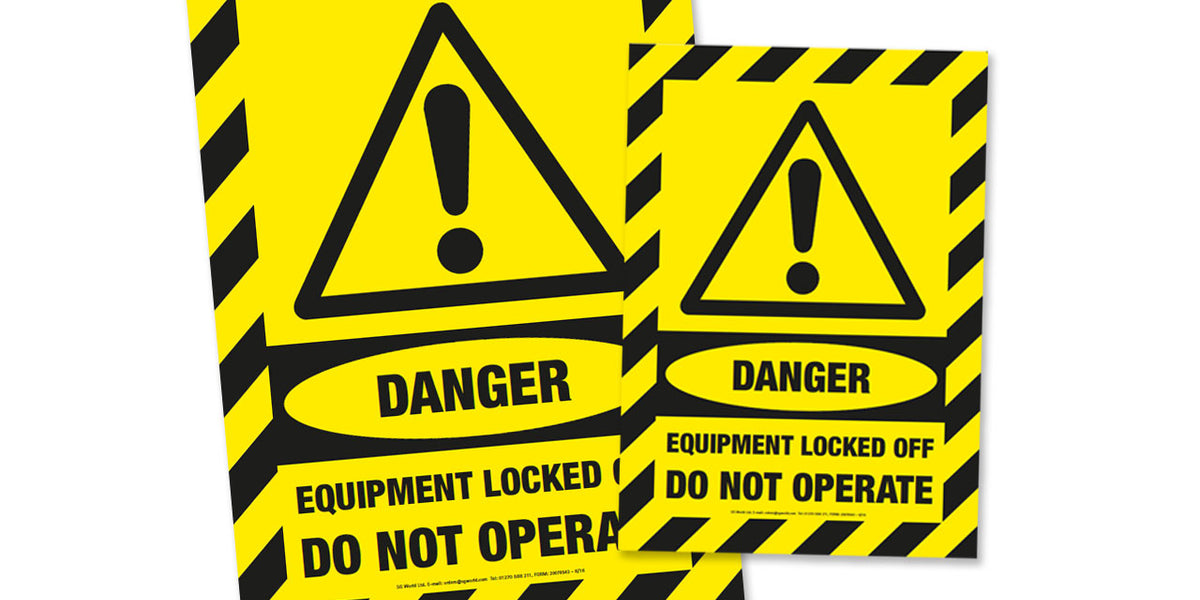 Lock Out Tag Out LOTO Magnetic Signage Kit — SG World