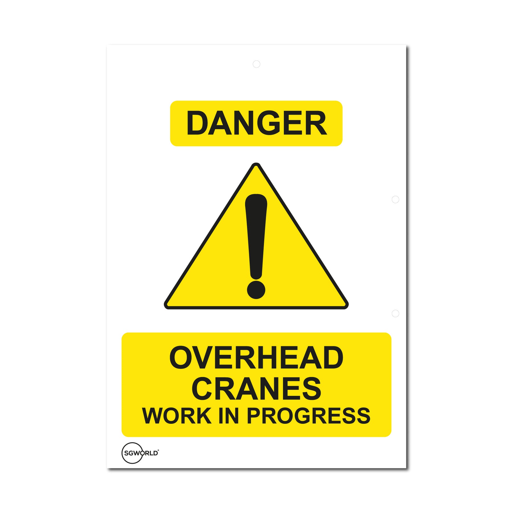 Overhead Cranes Permit to Work (Packs of 5) | SG World