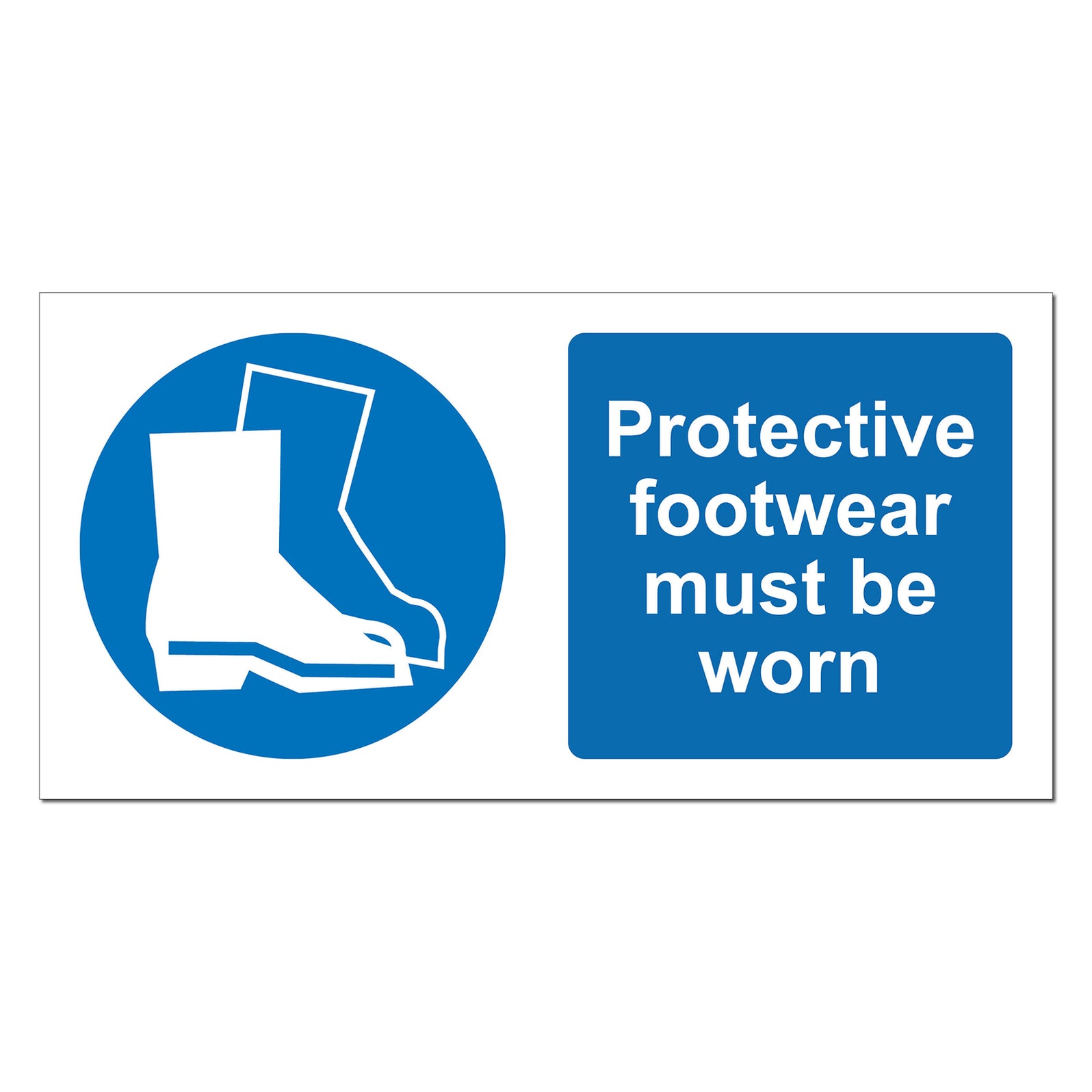 Protective Footwear Must Be Worn Safety Sign | SG World