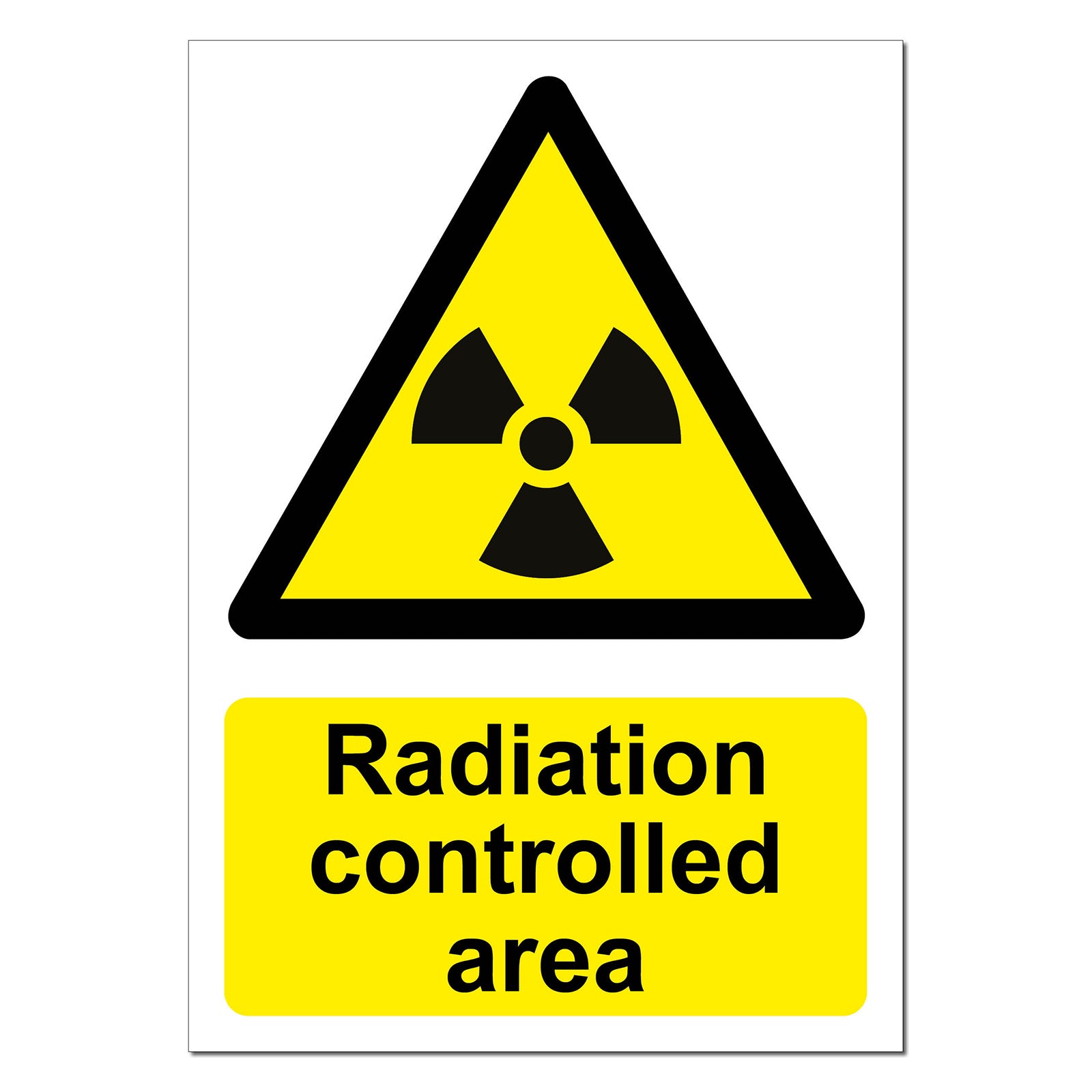 Radiation Controlled Area Safety Sign | SG World