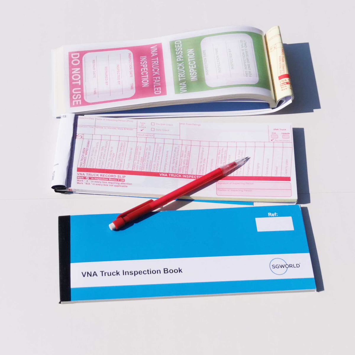 VNA Truck Pre-Use Visual Inspection Checklist (pad of 30) — SG World