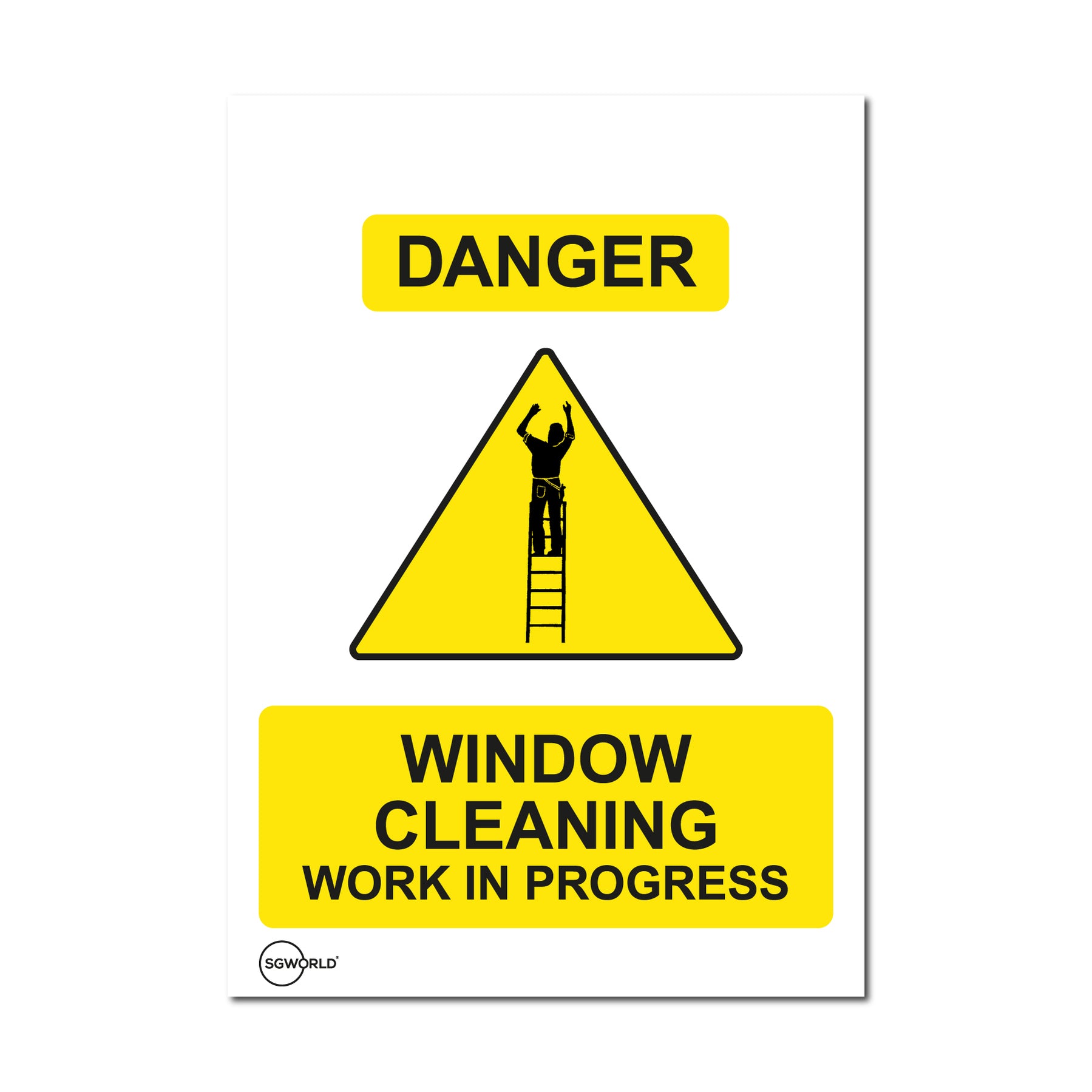 Window Cleaning Permit to Work (Packs of 5) | SG World
