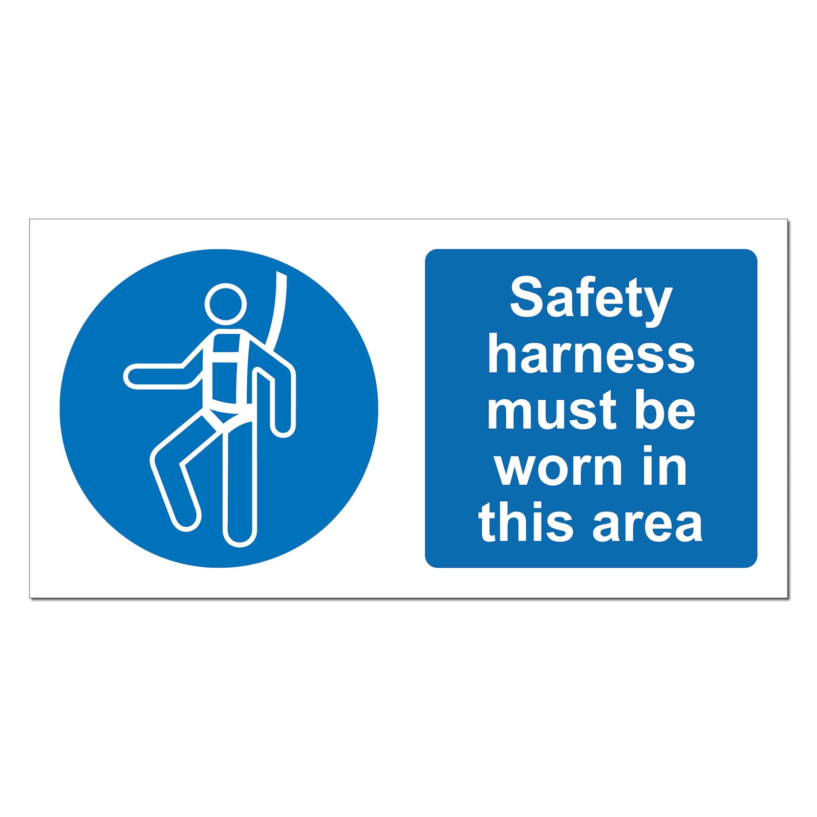 Safety Harness Must Be Worn Safety Sign | SG World