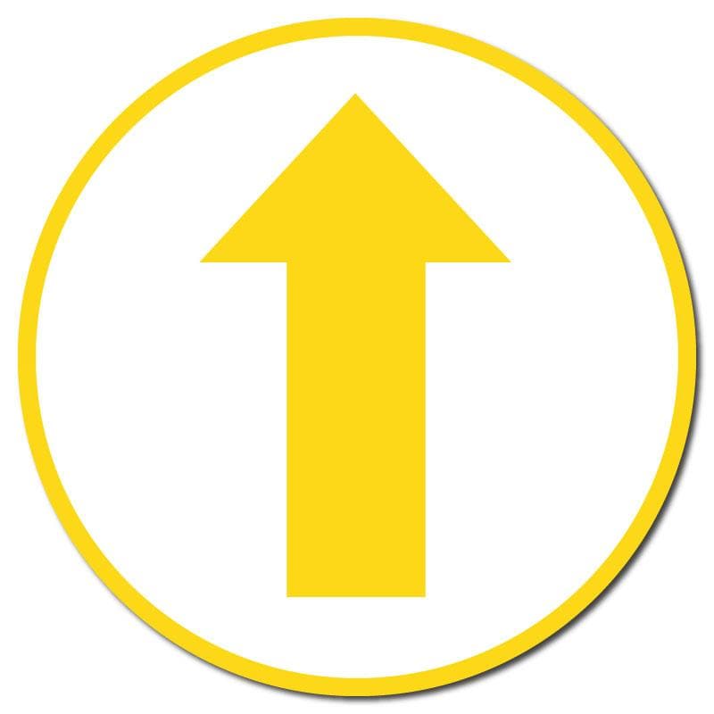 Arrow, Carpet Stickers, Multiple Colours & Sizes Available | Yellow ...