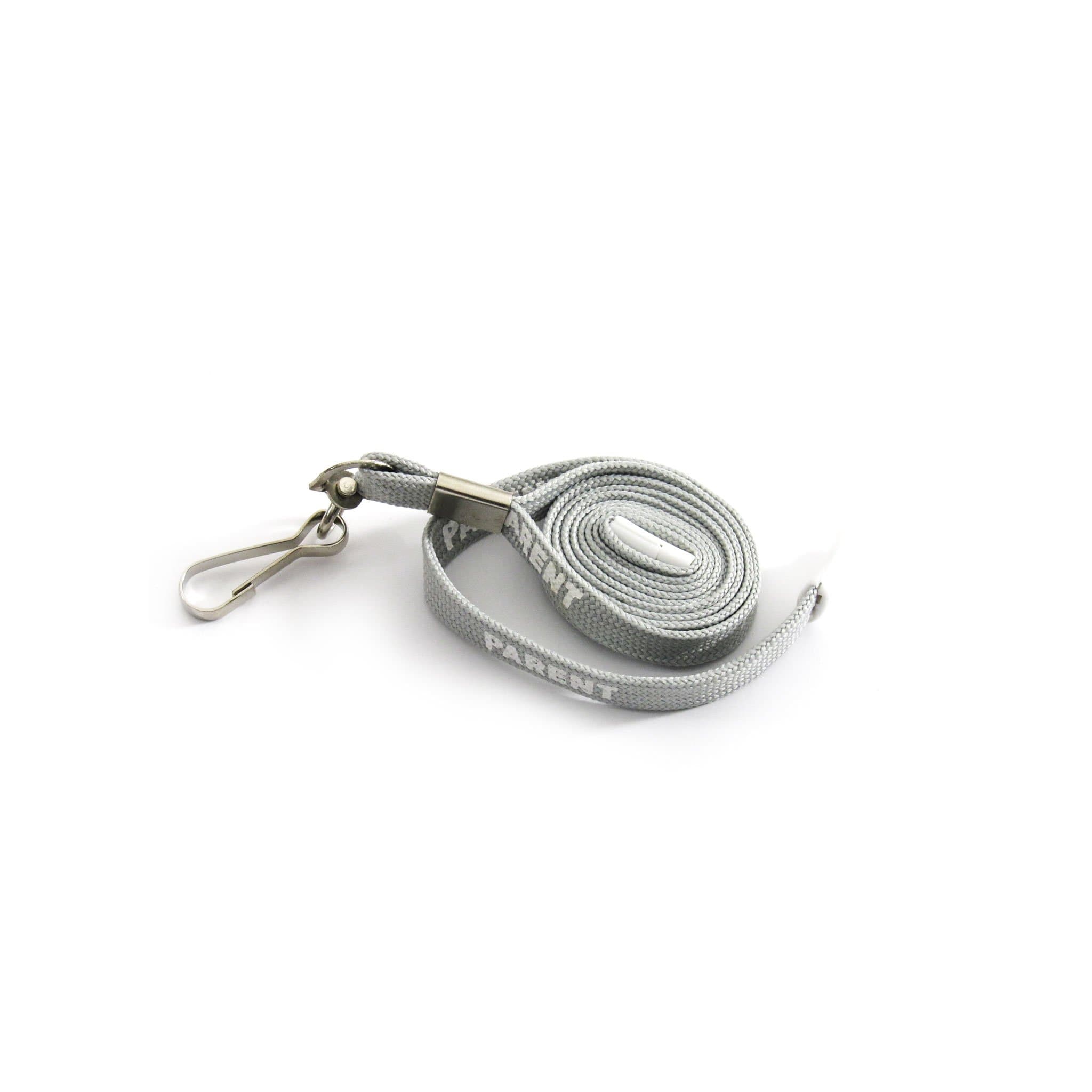Grey Lanyard Printed with Parent (Packs of 10) | SG World